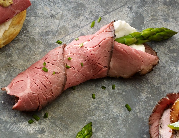 London Broil Roast Beef Roll-Ups - Di Lusso Deli